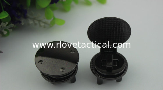 Most popular novelty design round shape light gold bag hardware twist turn locks for leather