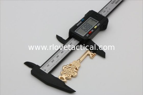 Retro customized light gold & gunmetal color bag hardware accessories decorative metal key for leather