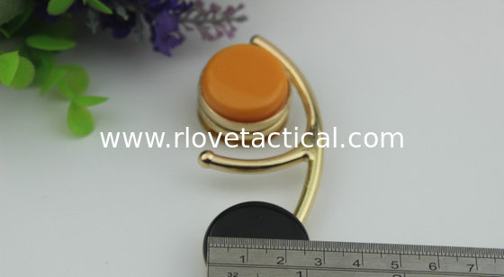 Purse hardware metal multi-colorful decorative gold metal clip lock with nickel free