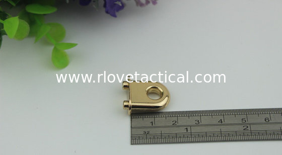 Purse hardware metal multi-colorful decorative gold metal clip lock with nickel free
