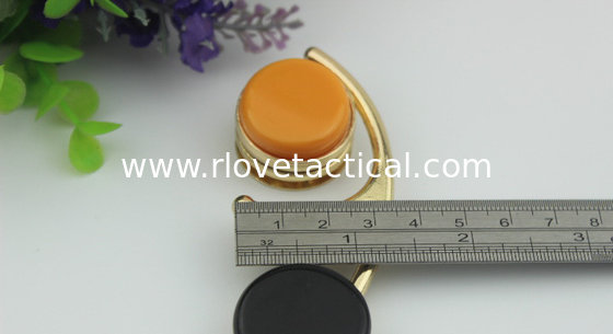 Purse hardware metal multi-colorful decorative gold metal clip lock with nickel free