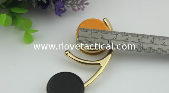 Purse hardware metal multi-colorful decorative gold metal clip lock with nickel free
