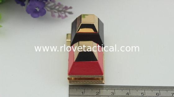 Top selling high end plating double color red and black metal turn lock for handbag