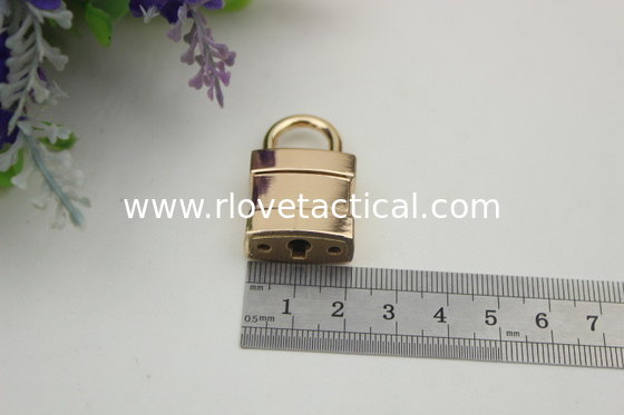 High grade bag hardware light gold Chinese element key and decorative lock