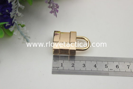 High grade bag hardware light gold Chinese element key and decorative lock