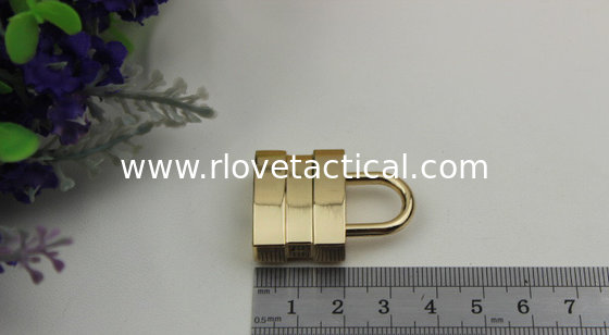 HOT SALE OEM design durable light gold cheap zinc alloy decorative padlock with key