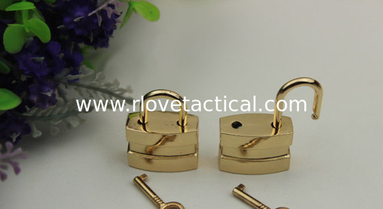 HOT SALE OEM design durable light gold cheap zinc alloy decorative padlock with key