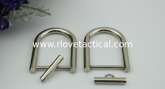 Personality design three-piece suit silver color metal accessories zinc alloy rectangle bag locks