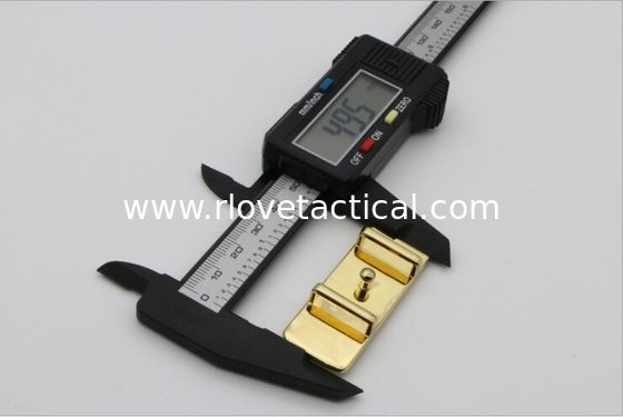 High quality luggage wearing belt buckle light gold metal locks parts