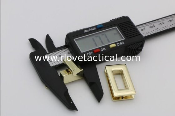 Factory direct sale light gold bag making accessories rectangle metal locks