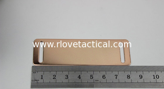 2019 Custom Iron Material  Light Gold Shoelace Charm Beads Diy Shoelace Buckles