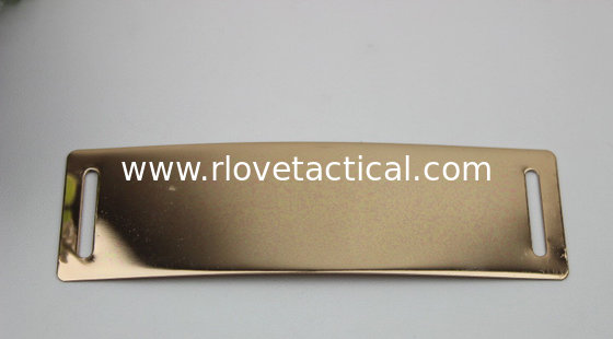Shiny gold iron Material shoelace charm metal buckles for sports shoe