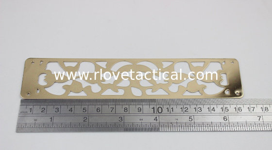 Factory custom gold plating shoelace iron hollow metal accessories buckles for shoes