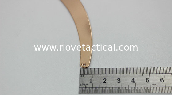 Cheap price iron sheets gold curve shape shoelace metal accessories buckles for shoe