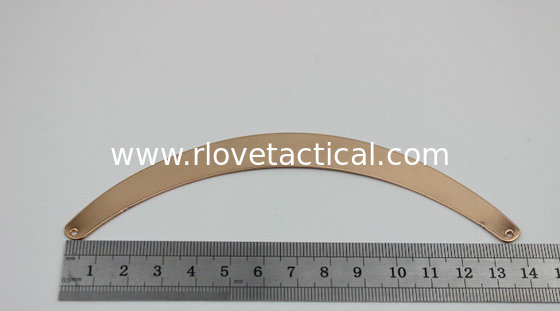Cheap price iron sheets gold curve shape shoelace metal accessories buckles for shoe