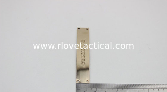 Supply custom gold iron debossed logo metal shoe accessories metal buckles for shoelace
