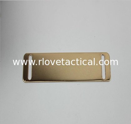 Shoes hardware accessories 80mm length gold iron metal buckle for shoelace