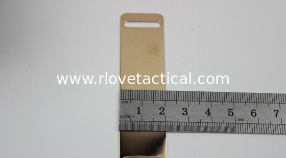 Shoes hardware accessories 80mm length gold iron metal buckle for shoelace