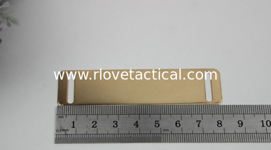 Shoes hardware accessories 80mm length gold iron metal buckle for shoelace