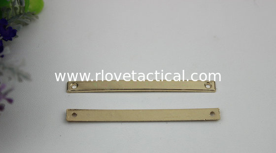 Latest fancy design light gold 70mm length shoe parts iron buckles for shoelace