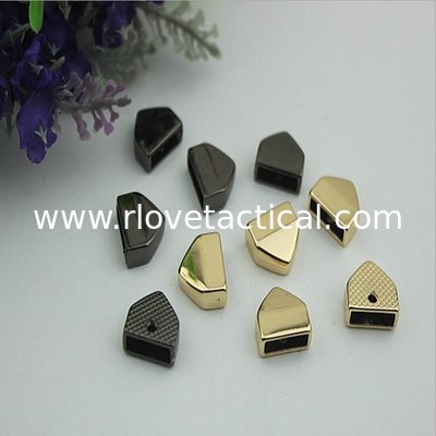 Wholesale Bulk Price Zinc Alloy Gold Bag End Belt End Metal Clips