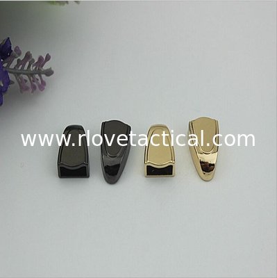 High Quality Zinc Alloy Nickel Free Plating Durable Metal End Clip For Cord