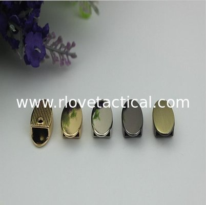2019 Purse hardware gunmetal color metal cord end clips with screws