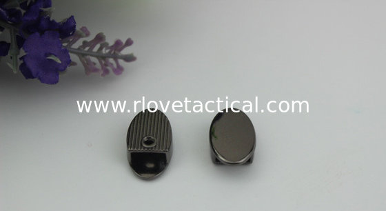 2019 Purse hardware gunmetal color metal cord end clips with screws