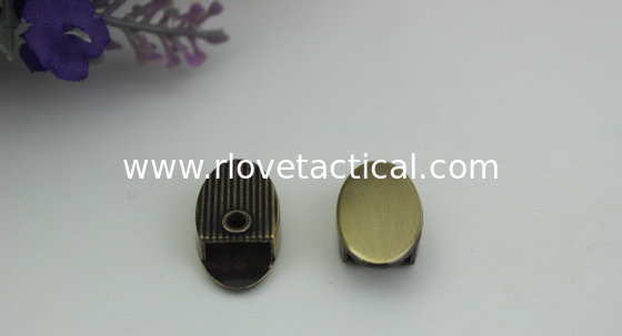 2019 Purse hardware gunmetal color metal cord end clips with screws