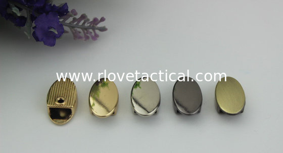 2019 Purse hardware gunmetal color metal cord end clips with screws