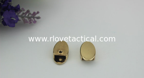 2019 Purse hardware gunmetal color metal cord end clips with screws