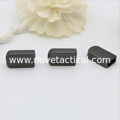 Custom Made Handbag Metal Accessories Gunmetal Color Rope End Clip Cord Stopper