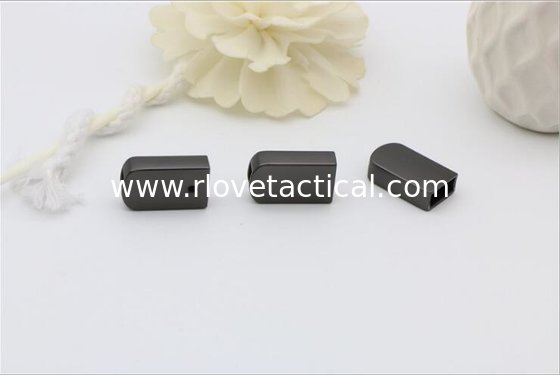 Custom Made Handbag Metal Accessories Gunmetal Color Rope End Clip Cord Stopper