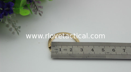 Mutil-color round shape 24 mm iron metal split key ring clip wholesale