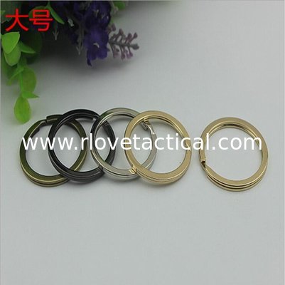 Manufacturing various color iron key chain accessories 29 mm small split key ring