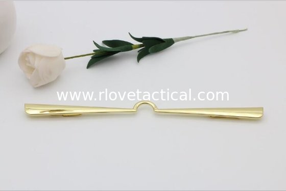 High quality luggage hardware accessories gold decorative lock strip decorative hardware long 174MM for sales