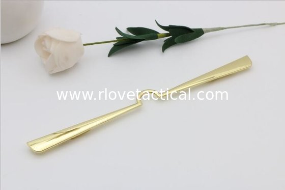 High quality luggage hardware accessories gold decorative lock strip decorative hardware long 174MM for sales