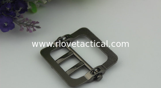 Most popular new arrival zinc alloy handbag accessories gold 45 mm double pin belt buckle