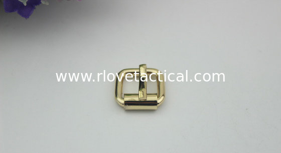 Manufacturer hot sell custom painting gold 13 mm iron metal hanging pin buckle for leather handbags