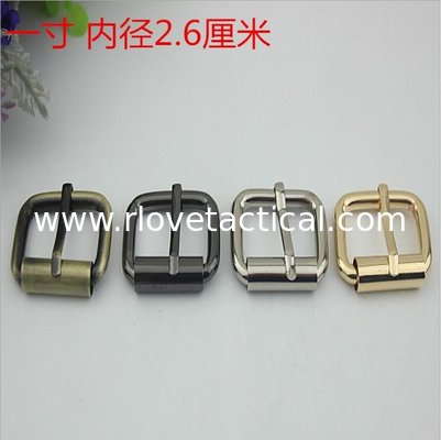 Bag Hardware 26 MM Iron Shiny Nickel Plating Roller Pin Buckle for handbag