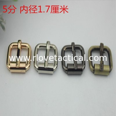 Wholesale Factory Bag Accessories Custom 17 MM Gunmetal Color Iron Metal Roller Pin Buckles For Belts