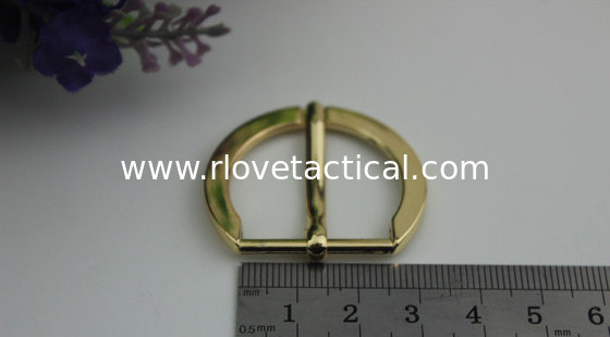 Factory direct 20 mm / 25 mm / 32 mm gold zinc alloy bag strap buckle leather bag metal roll pin belt buckle