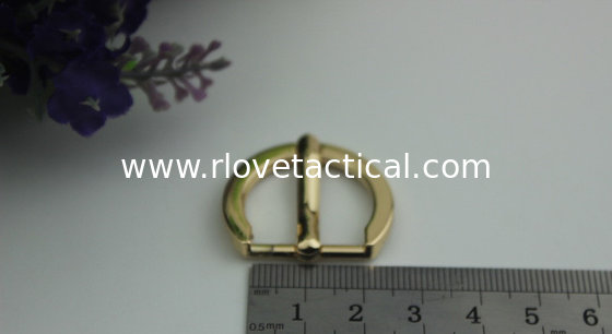 Factory direct 20 mm / 25 mm / 32 mm gold zinc alloy bag strap buckle leather bag metal roll pin belt buckle
