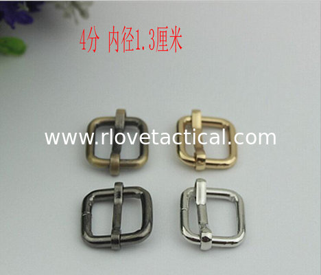 Women handbag leather 13 mm multicolor iron metal adjustable slide buckles