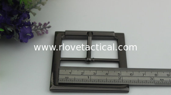 Free sample eco-friendly metal material zinc alloy 50 mm square coat pin belt buckle for women