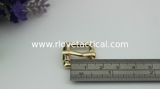 High Quality 3 Color 13 MM Zinc Alloy Metal Pin Rolling Square Belt Buckles For Handbags