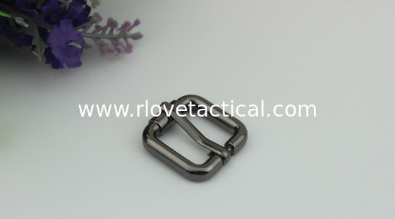 Reversible Belt Nickel Color Metal Pin Buckle Zinc Alloy 16 MM Roller Buckle For Handbag
