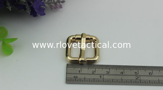 Reversible Belt Nickel Color Metal Pin Buckle Zinc Alloy 16 MM Roller Buckle For Handbag