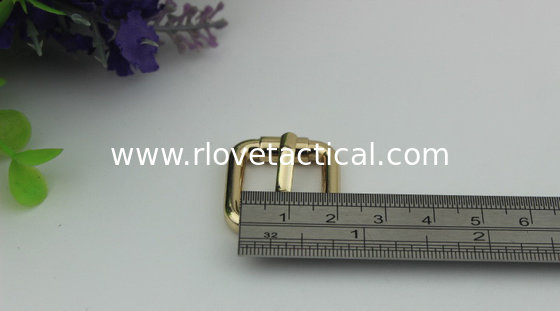 Reversible Belt Nickel Color Metal Pin Buckle Zinc Alloy 16 MM Roller Buckle For Handbag