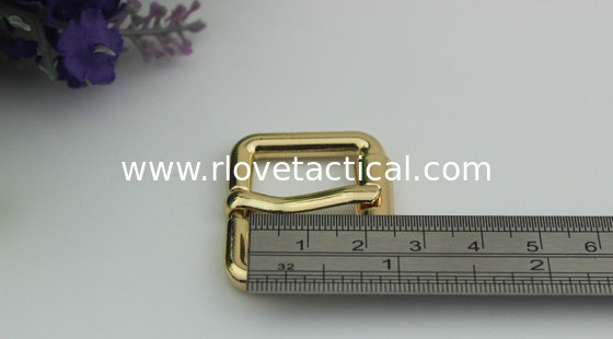 Bag Parts Accessories Zinc Alloy Shiny Gold 25 MM Roll Pin Belt Buckle For Sales